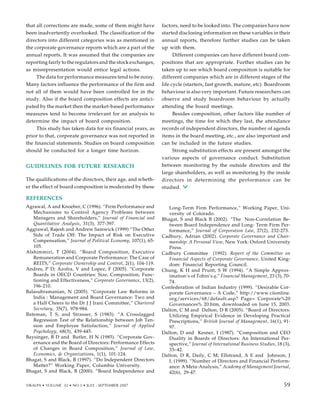 Influence of board size and independence iim report | PDF | Business ...