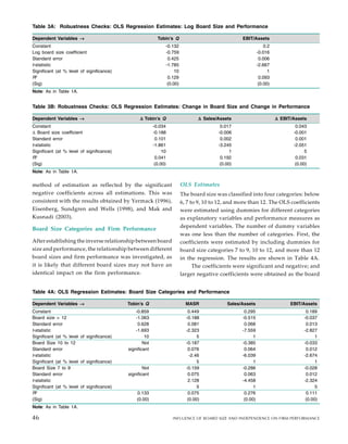Influence of board size and independence iim report | PDF | Business ...