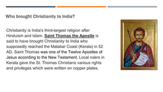 INFLUENCE OF CHRISTIANITY ON INDIAN ARCHITECTURE ART AND CRAFT | PPTX