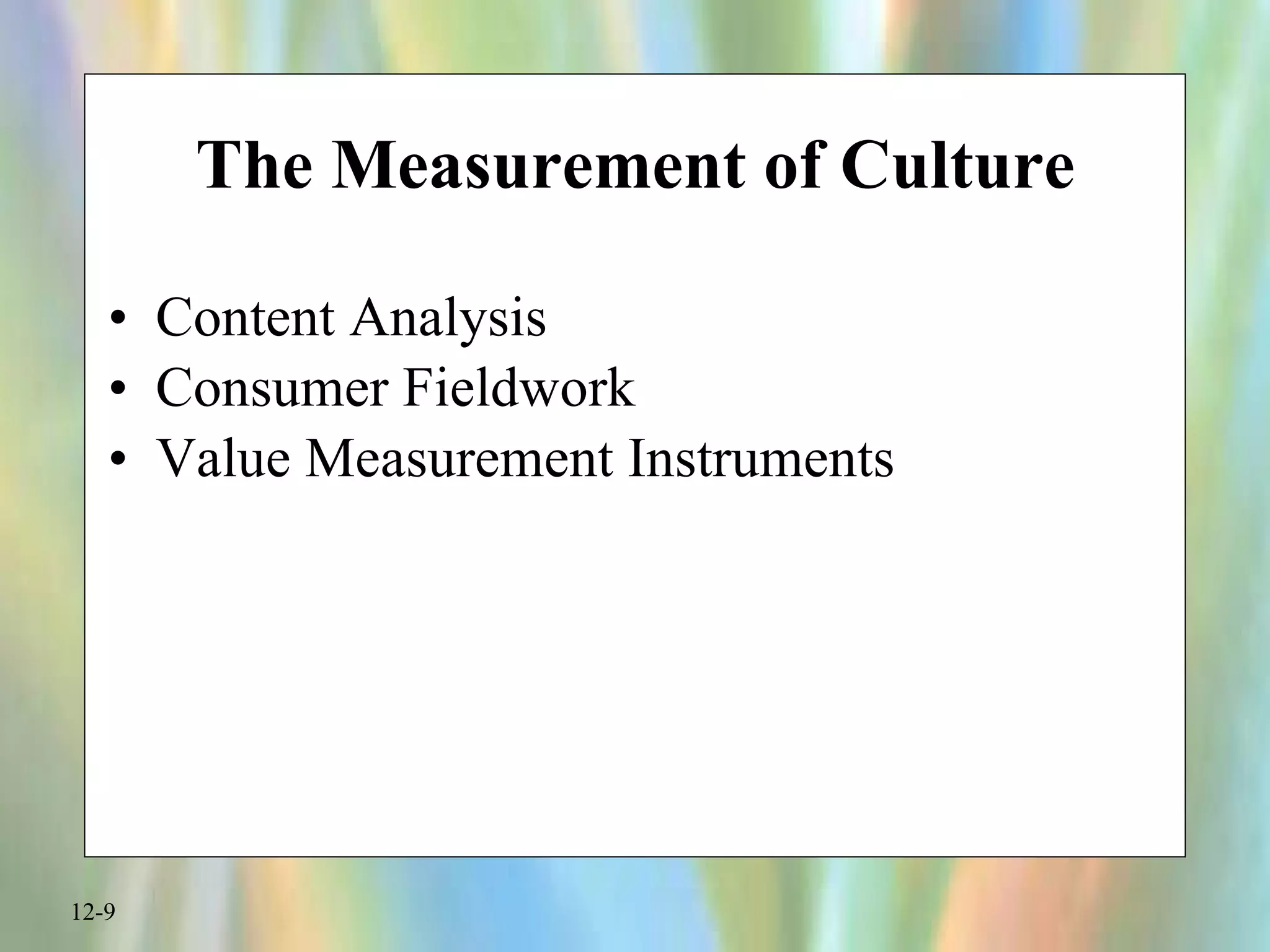 Consumer Behaviour- Influence of culture | PPT