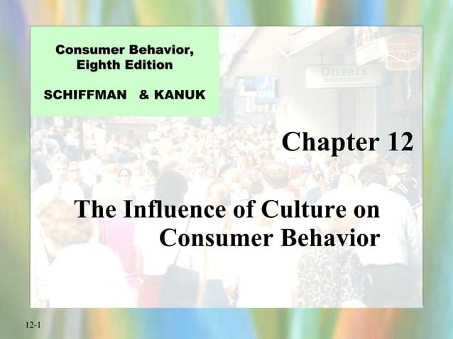 Consumer Behaviour- Influence of culture | PPT