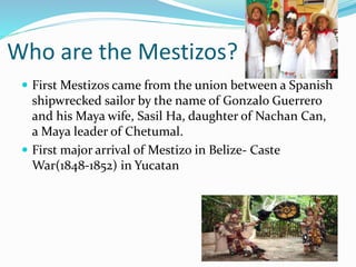 Influence of education on mestizo culture | PPTX