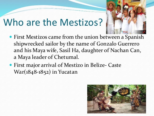Influence of education on mestizo culture