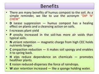 Influence of humus in soil physical properties | PPT | Free Download