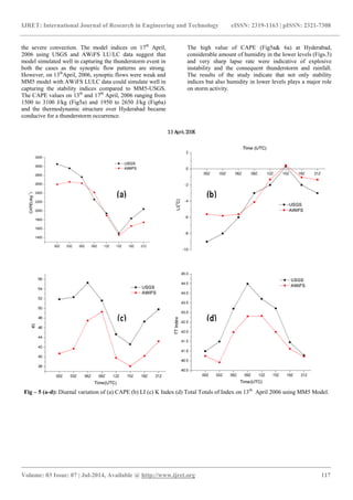 Influence of land use land cover in simulating the thunderstorm event using mesoscale model | PDF