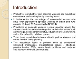 Influence of marital communication on the productive reproductive work ...