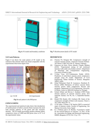 Influence of reinforcement on the behavior of hollow concrete block ...