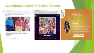 Influence of Social Media for Swachhata hi Seva & Cleanliness | PPTX