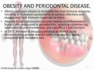 Influence of systemic diseases on periodontium. | PPTX
