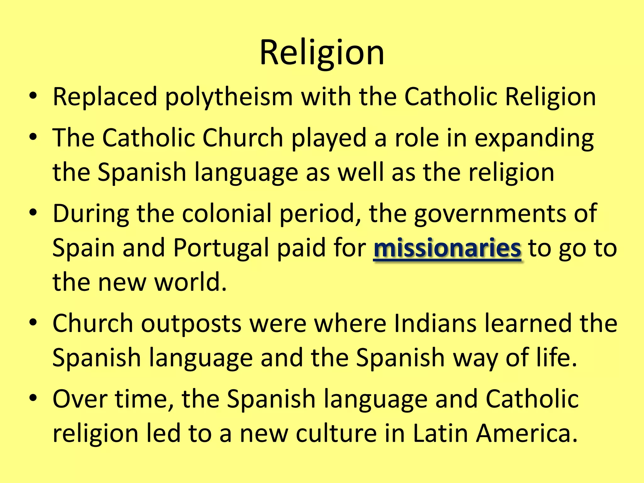 Influence on latin america | PPTX