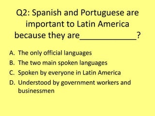 Influence on latin america | PPTX