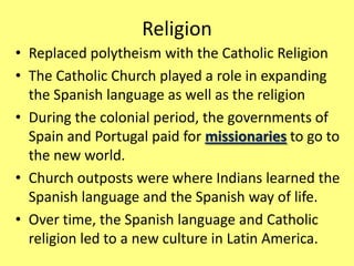 Influence on latin america | PPTX