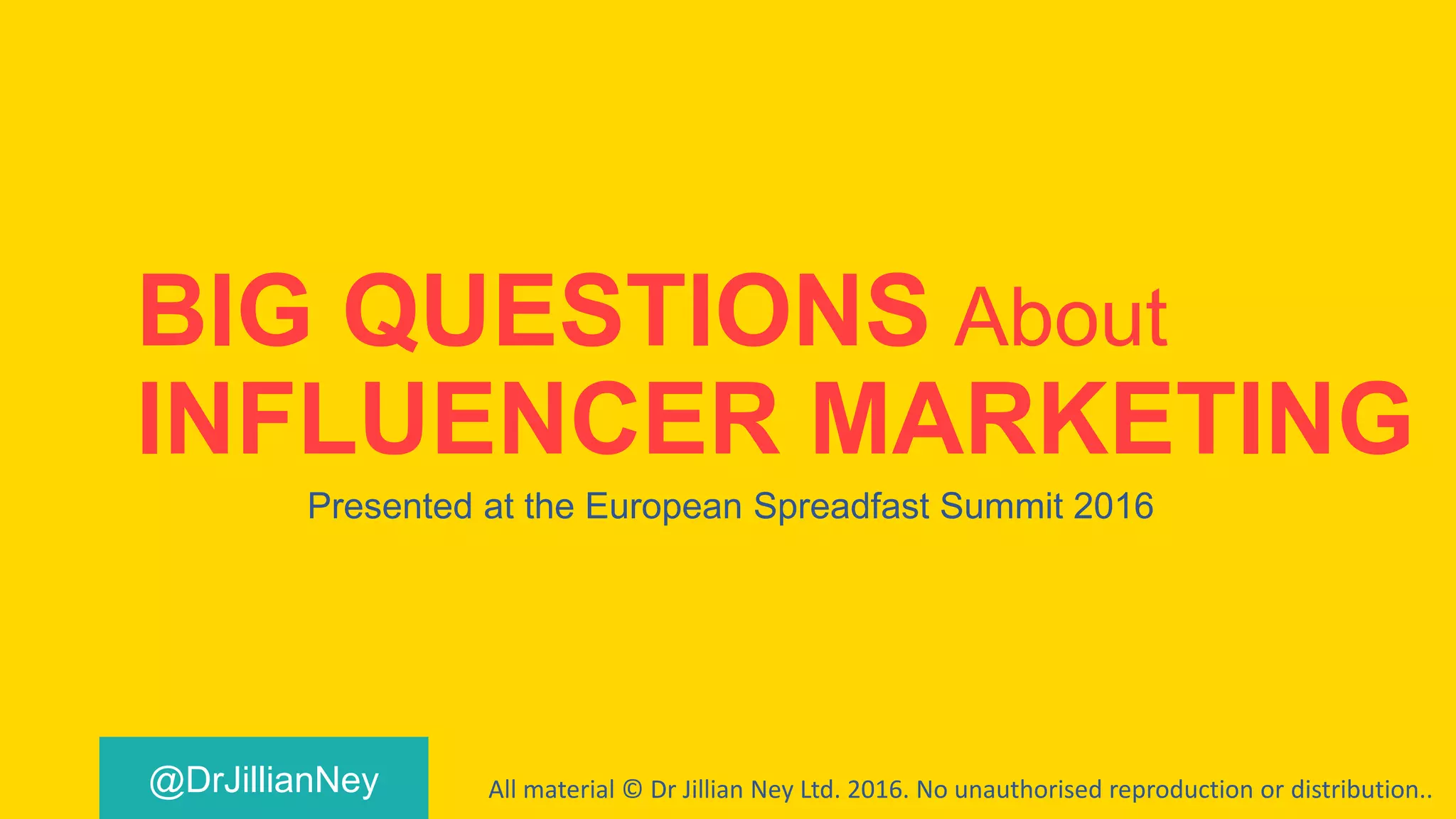Influencer Marketing Questions Answered | PPT