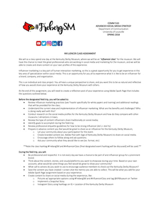 Influencer Class Assignment | PDF