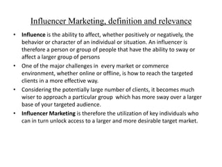 Influencer marketing | PPTX