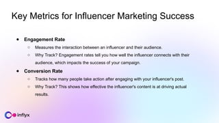 Influencer Marketing Metrics You Should Track for Success | PPT