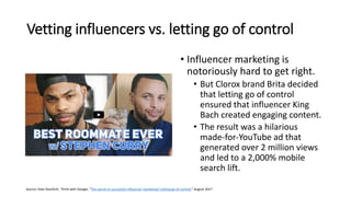 Influencer marketing strategy - module 1 lesson 3 | PPTX