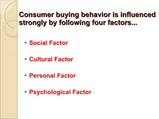 Consumer Behavior | PPT