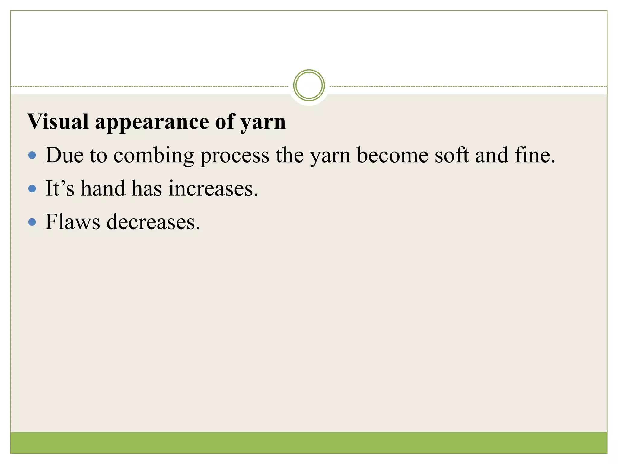 Combing process | PPTX