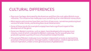 Influences of pop | PPTX