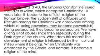 Influences of Religion to Culture and Society-.pptx