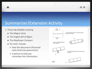 Influences on American Government- Magna Carta, English Bill of Rights ...