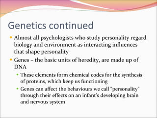 Influences on personality | PPT