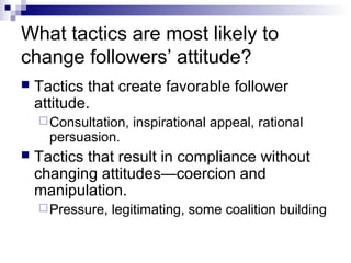 Influence tactics | PPT
