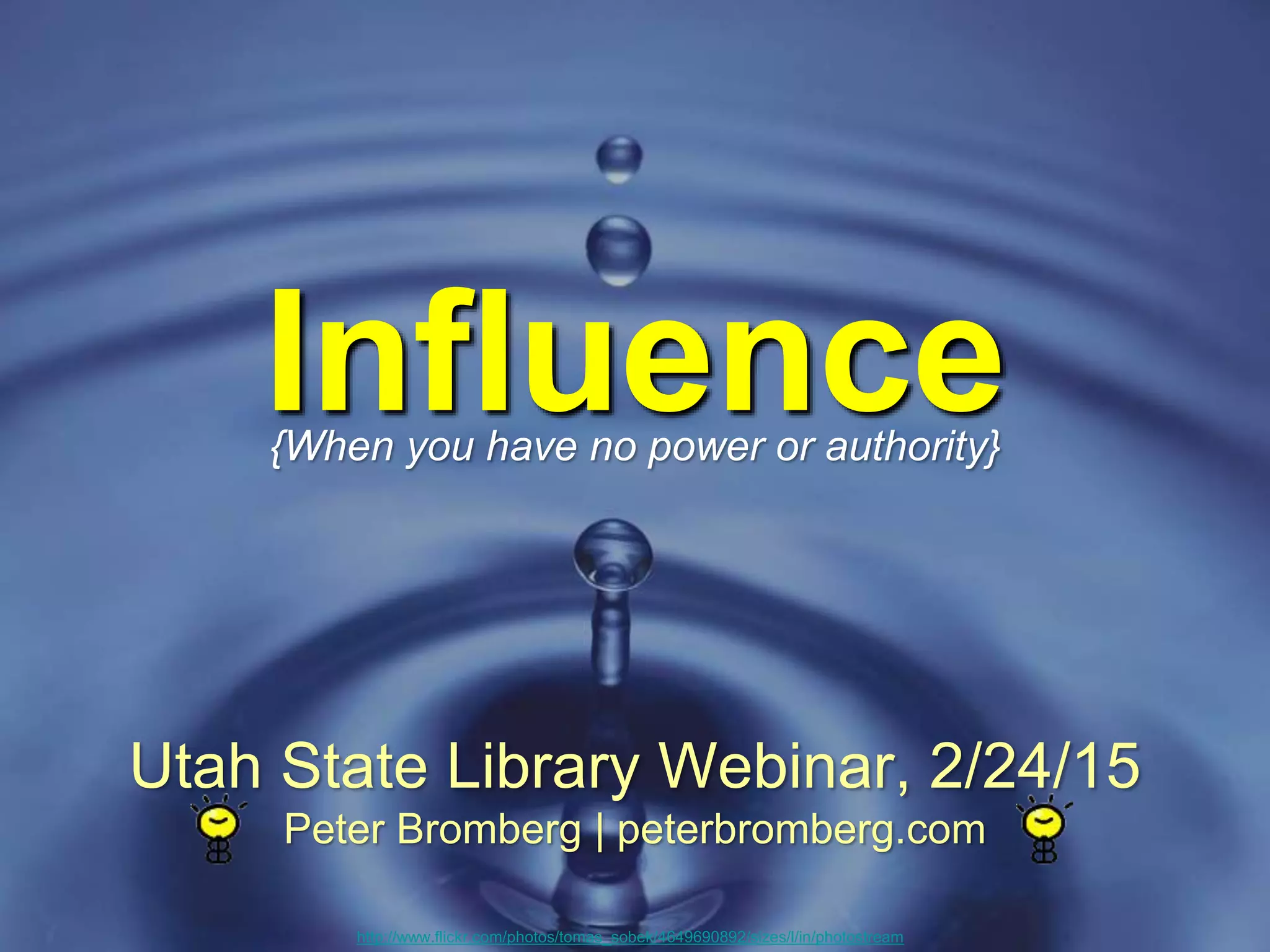 Influence When You Have No Power or Authority | PPTX | Professional ...