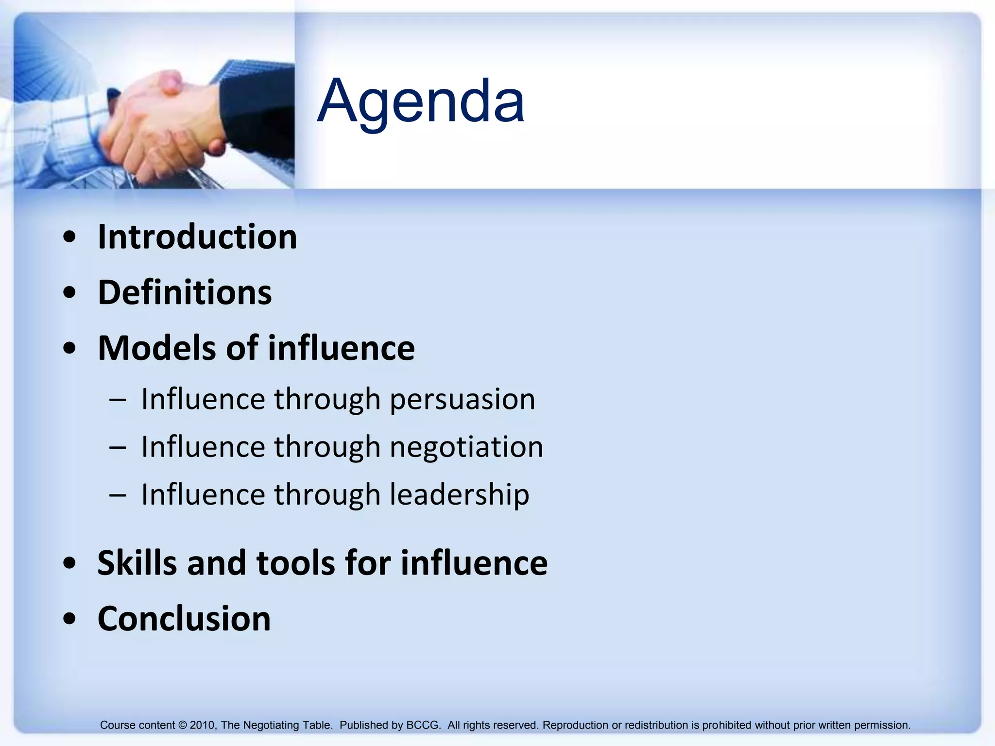 Influence without authority | PPTX