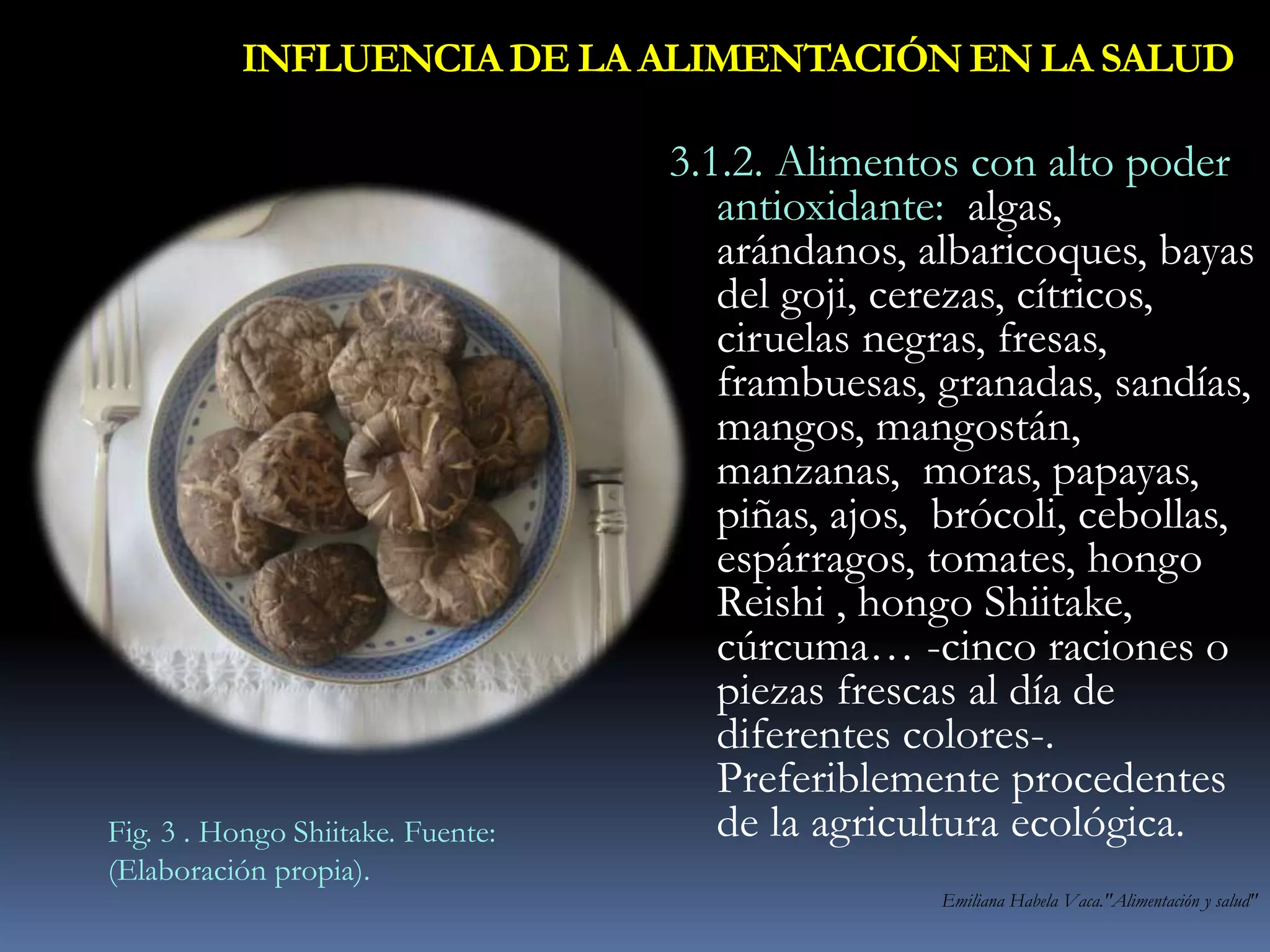 Influencia de la alimentación en la salud. Alimentos imprescindibles en ...