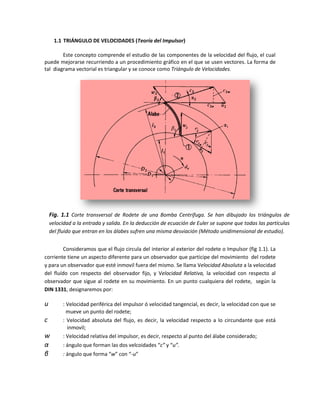 Influencia de los alabes hacia adelante | PDF