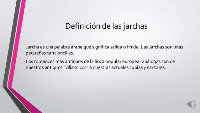 Influencias de las jarchas en la lirica. javier y luis