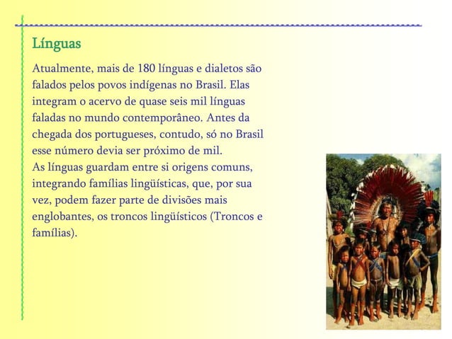Influências Indígenas Na Cultura Brasileira Ppt