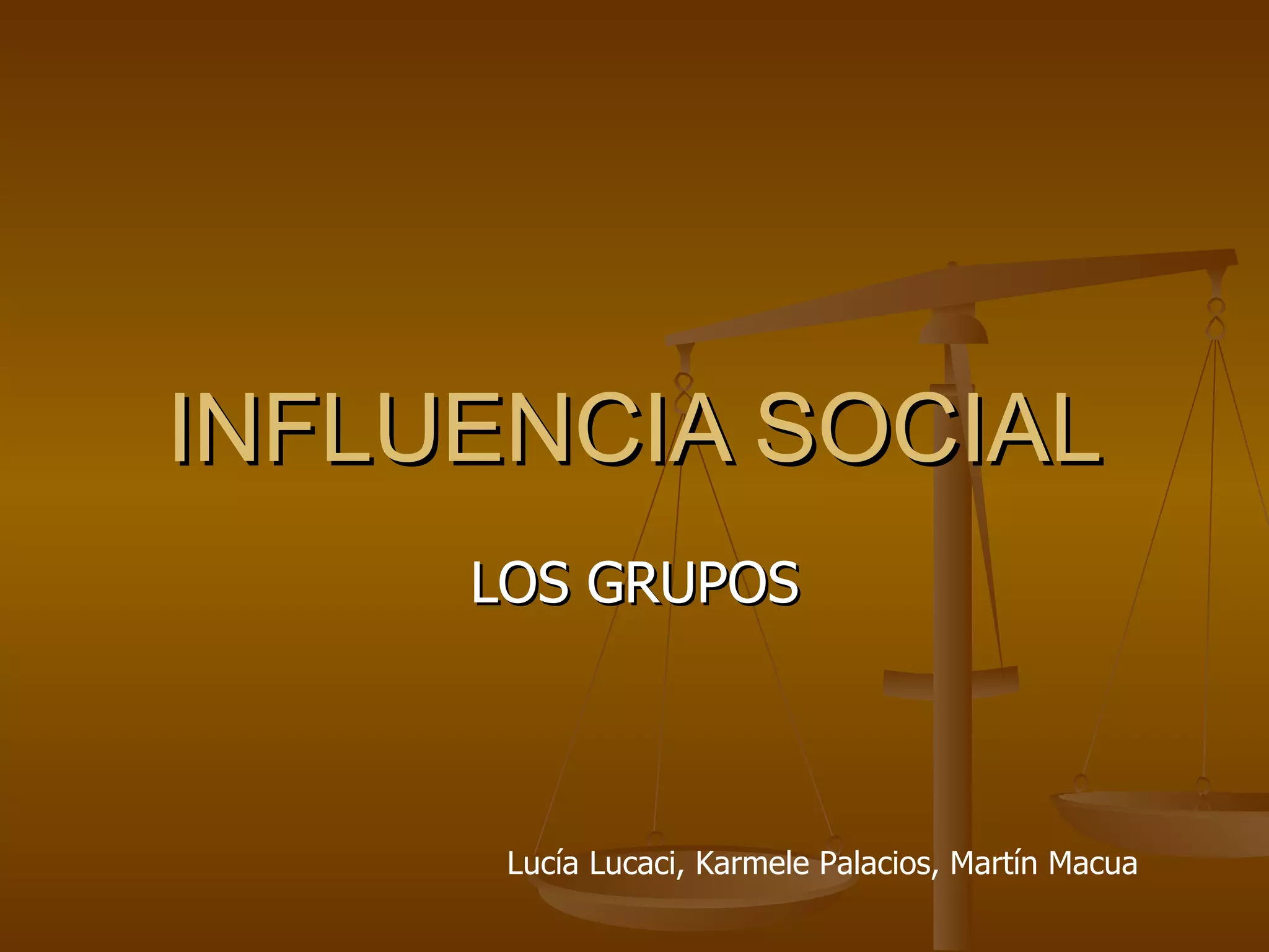 Influencia social | PPT