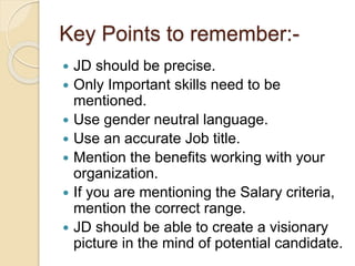 Influencing job description | PPT