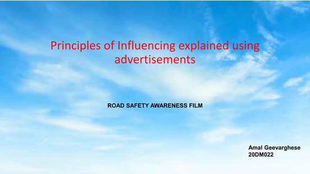 Influencing principles explained using advertisements | PPTX