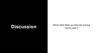 Influencing visual judgement through affective priming | PPTX