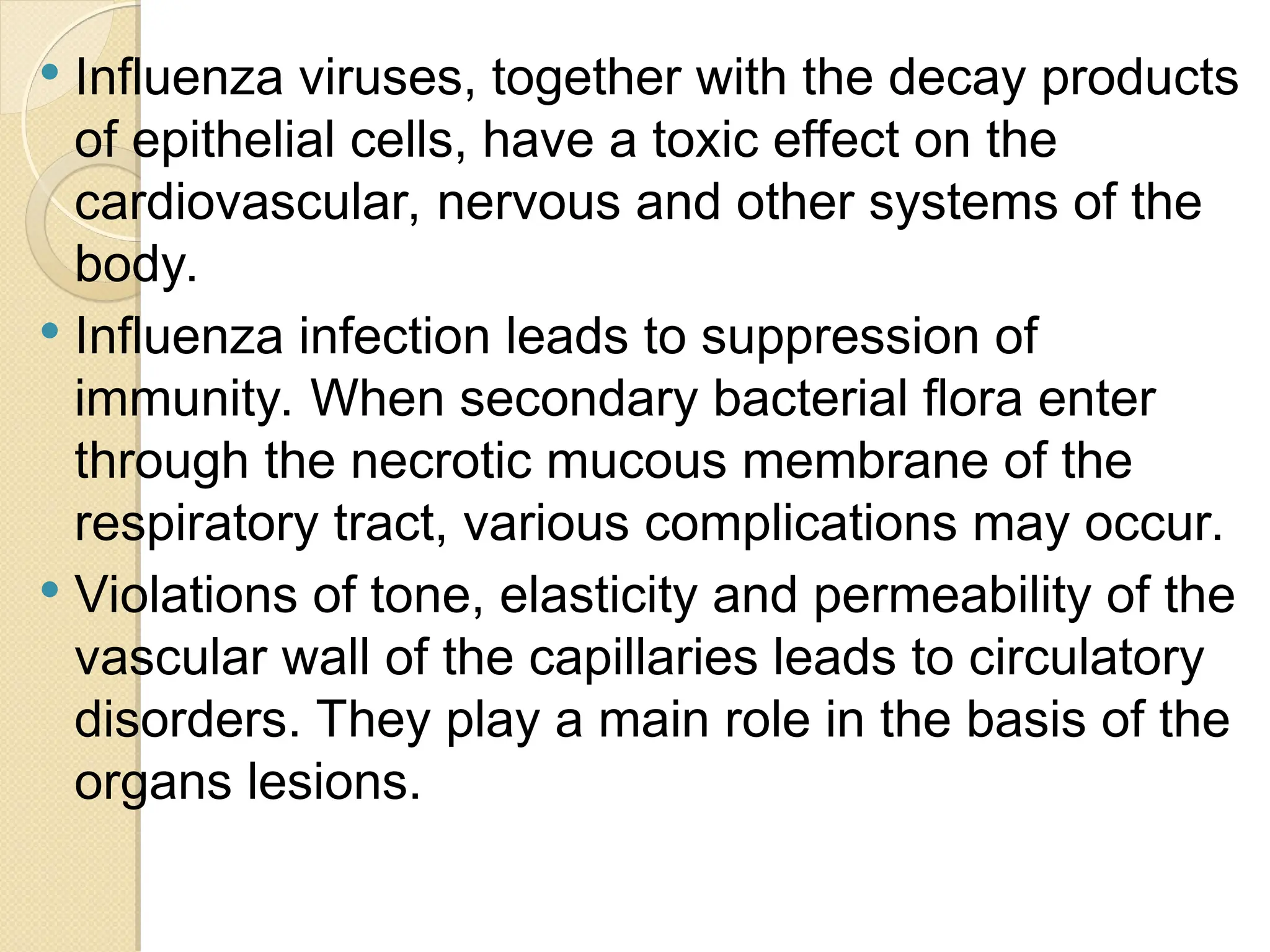 Acute viral infection influenza (infectious disease).ppt