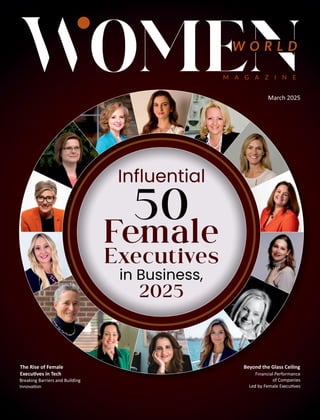 Influential 50 Female Executives in Business, 2025 | PDF