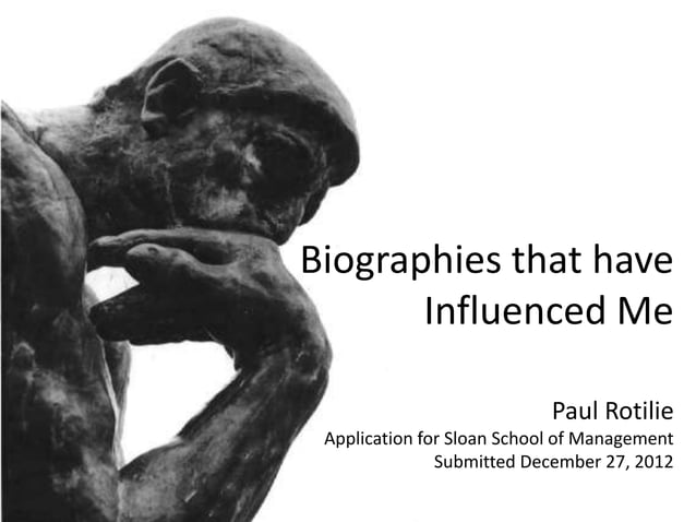 Influential biographies | PPT