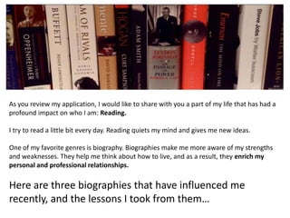 Influential biographies | PPTX
