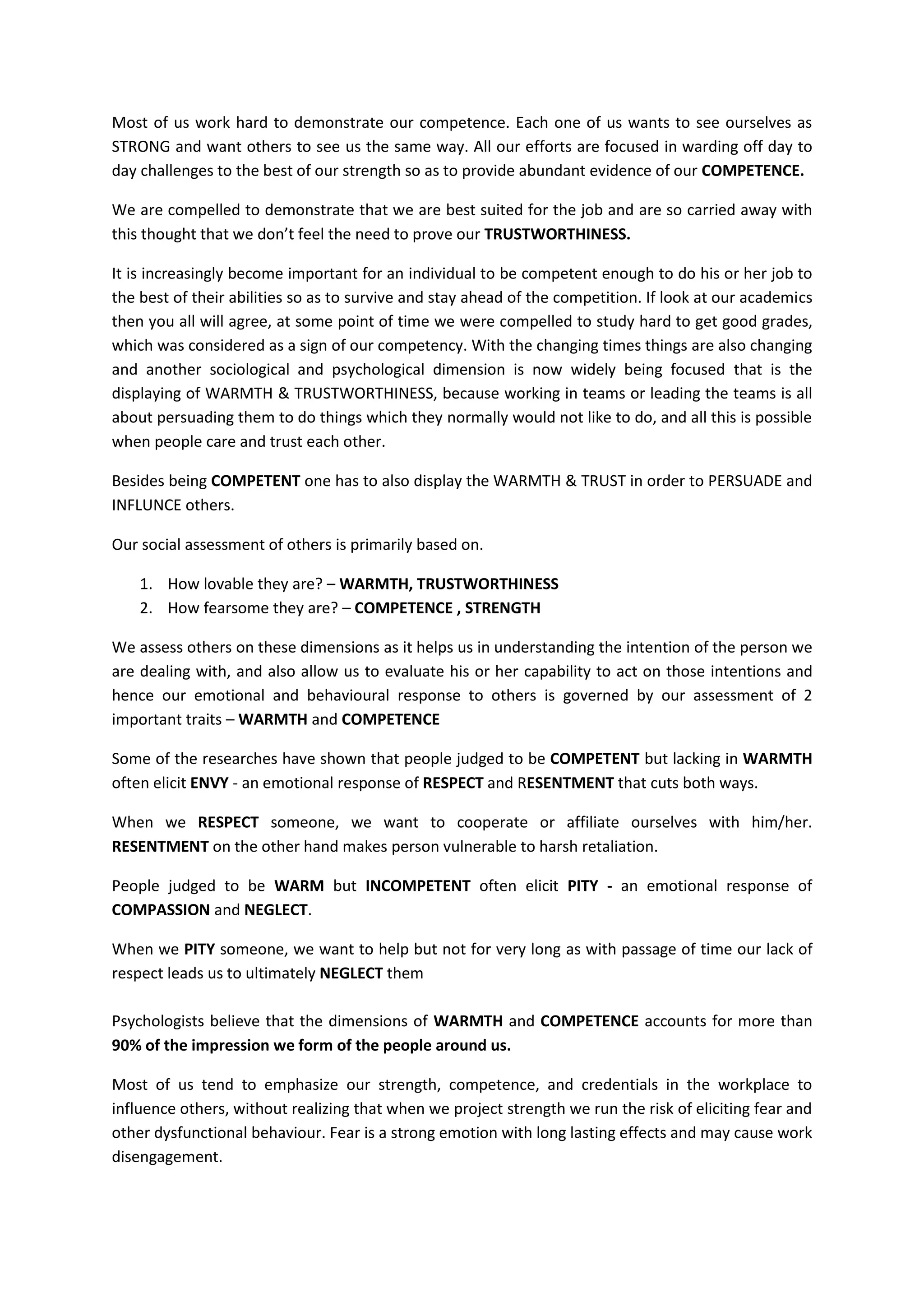 Influential communication | DOCX