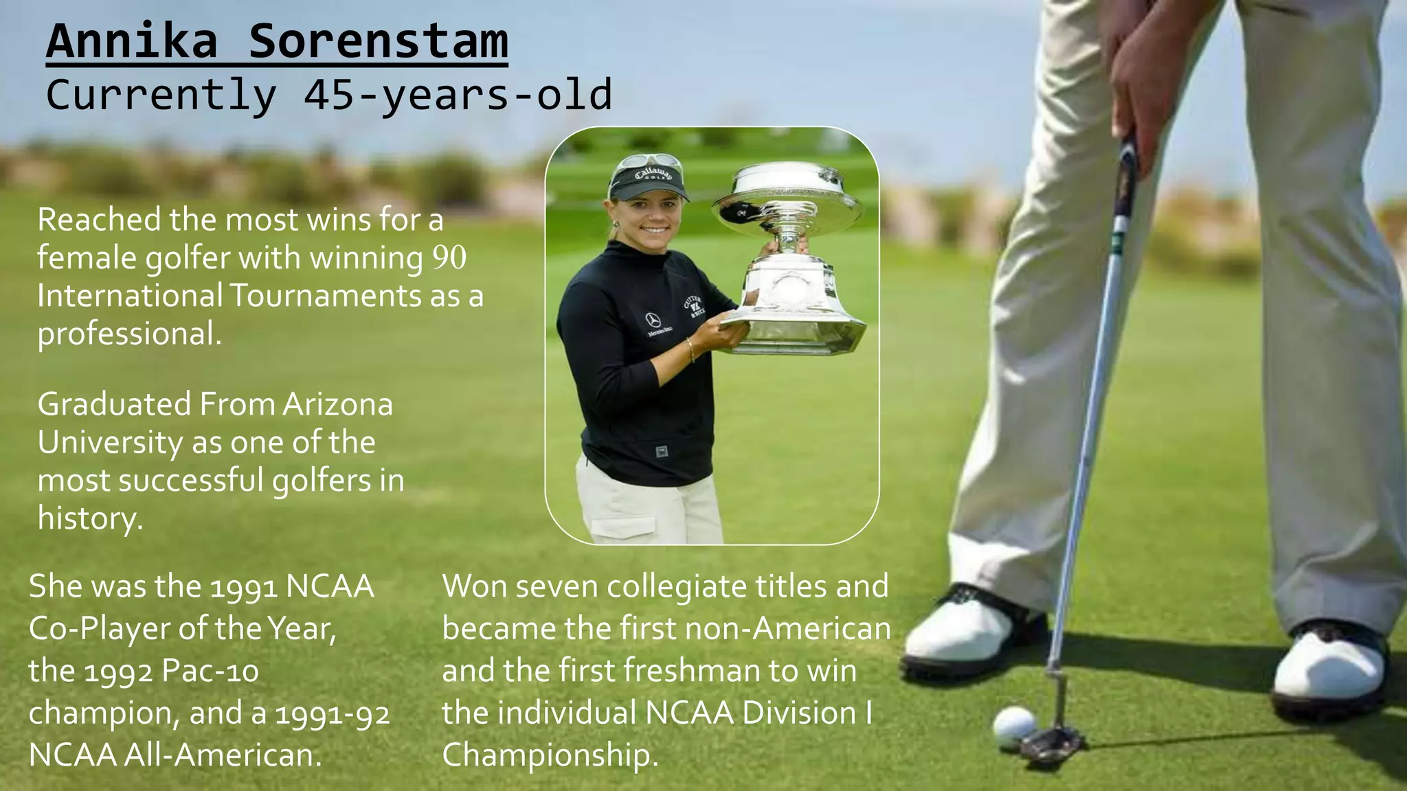 Influential female athletes complete | PPT