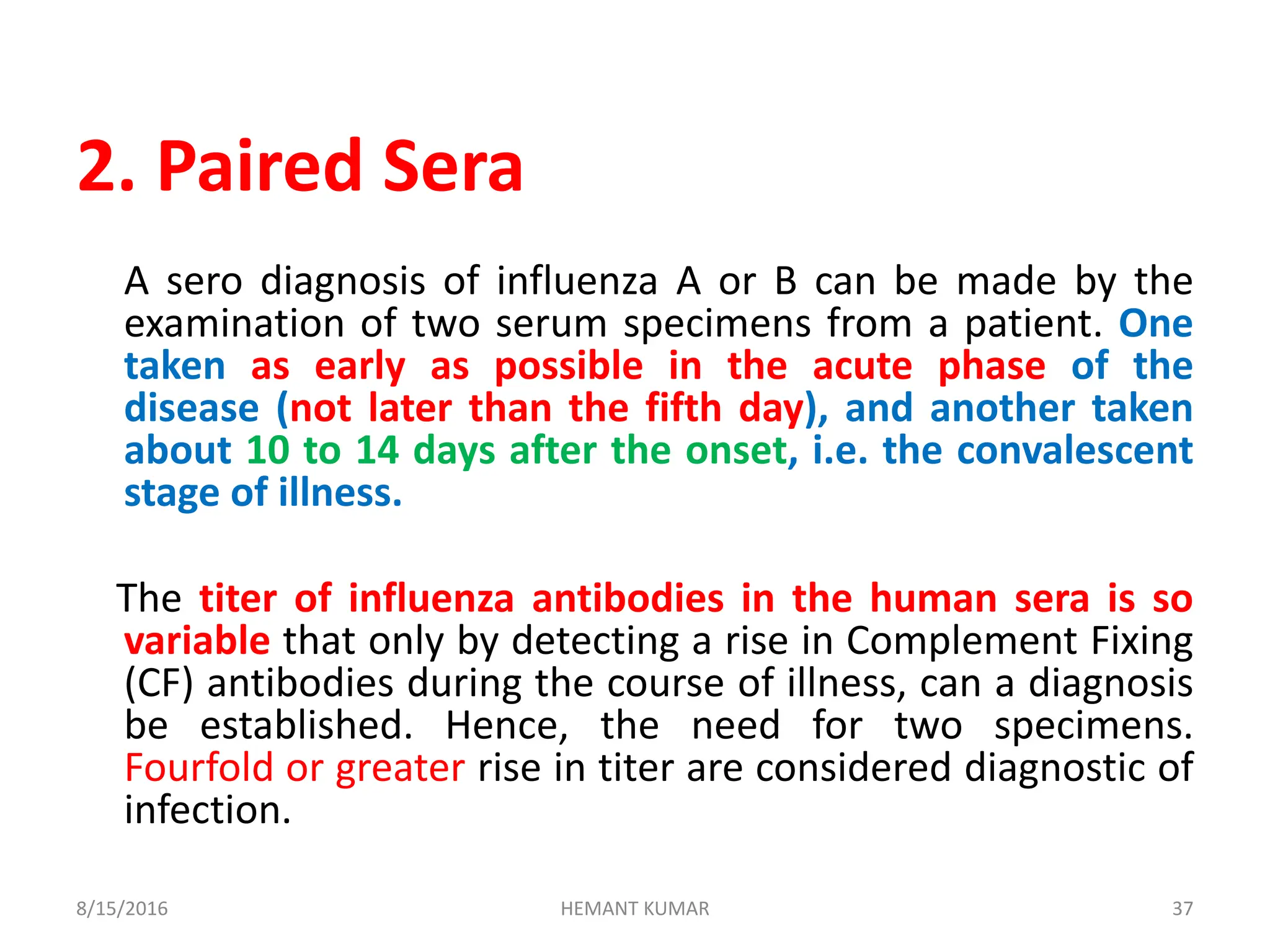 influenza.ant it's causes and treatment and sign symptoms | PDF