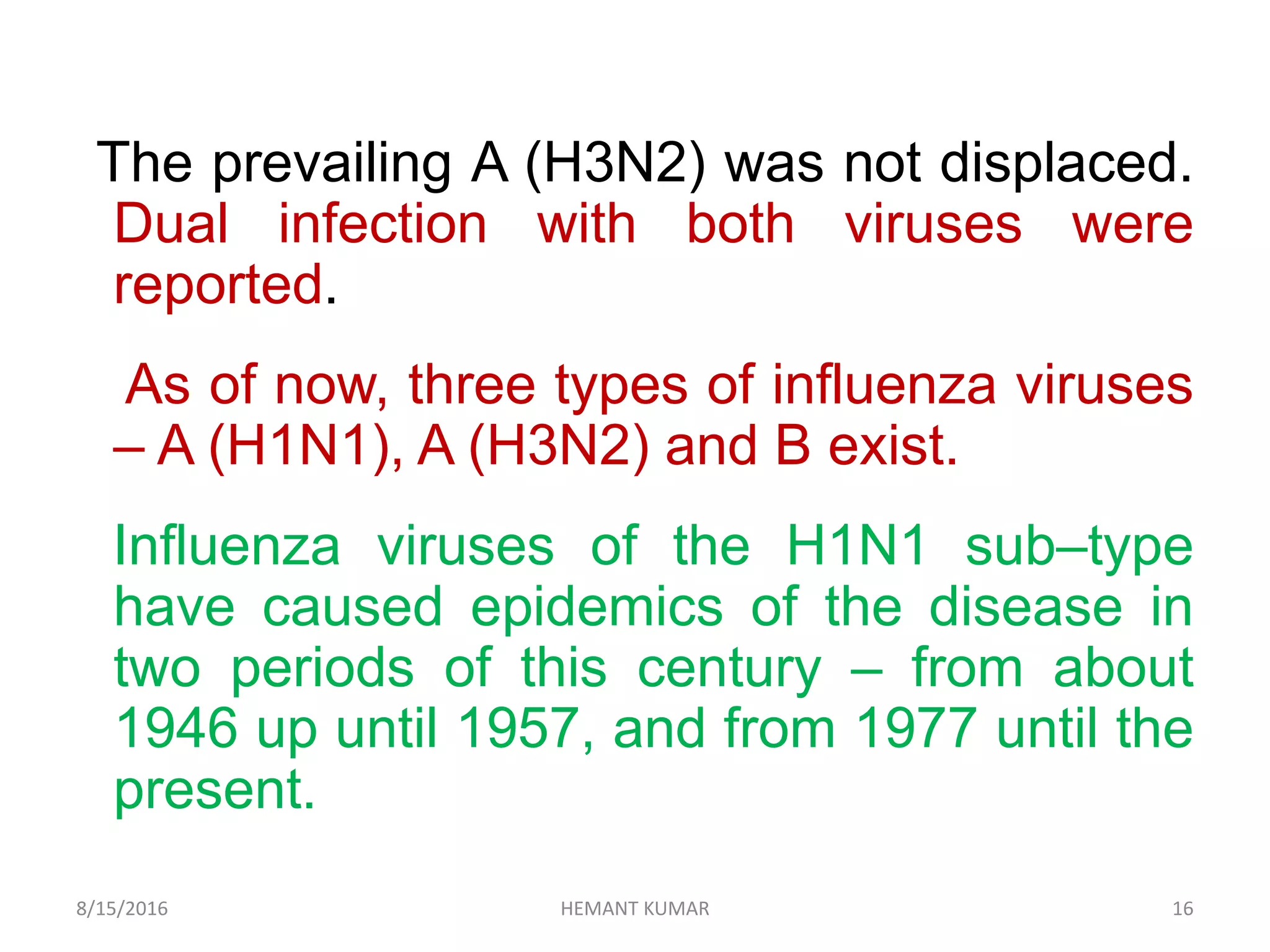 Influenza | PPTX