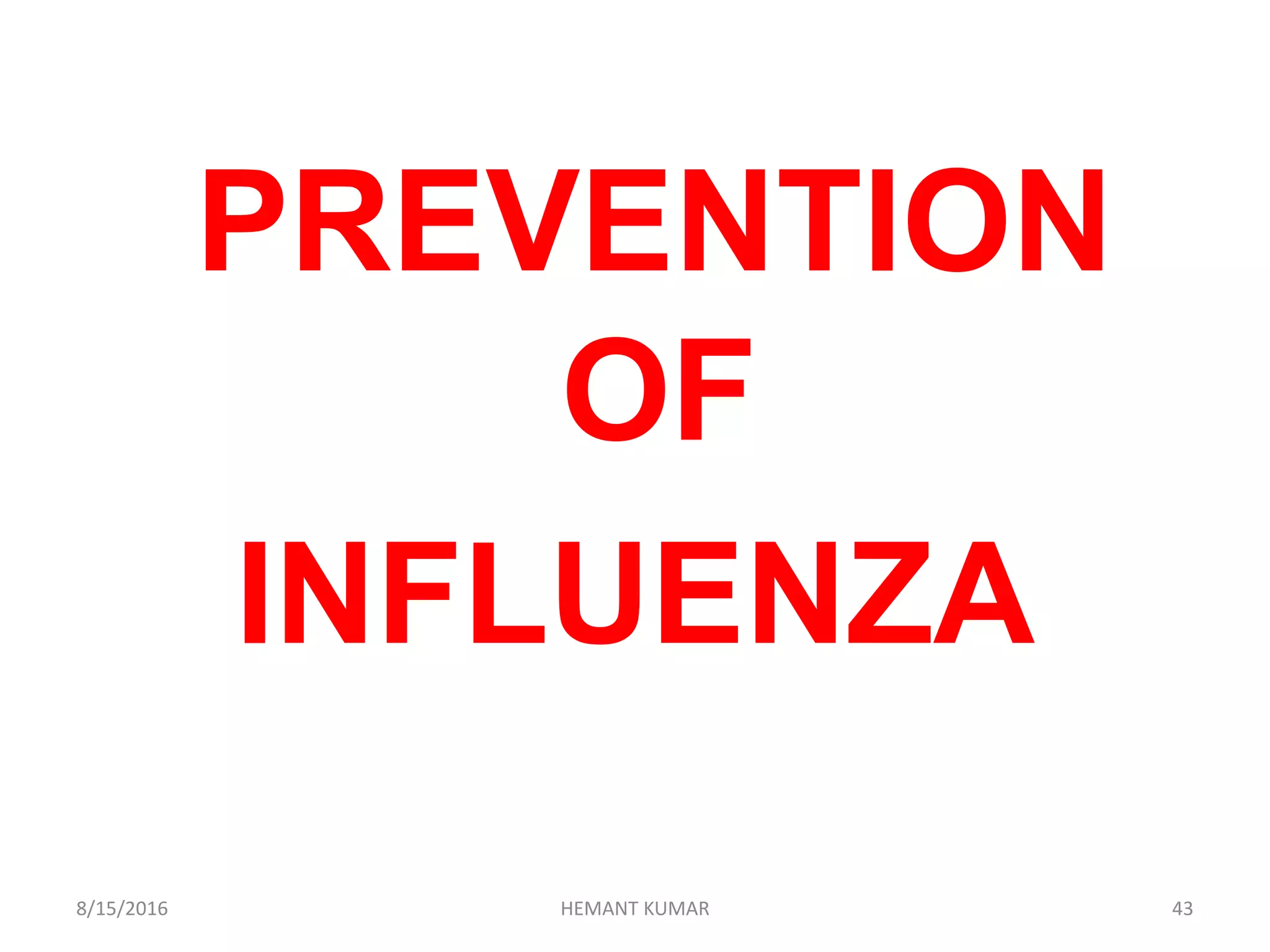 Influenza | PPTX