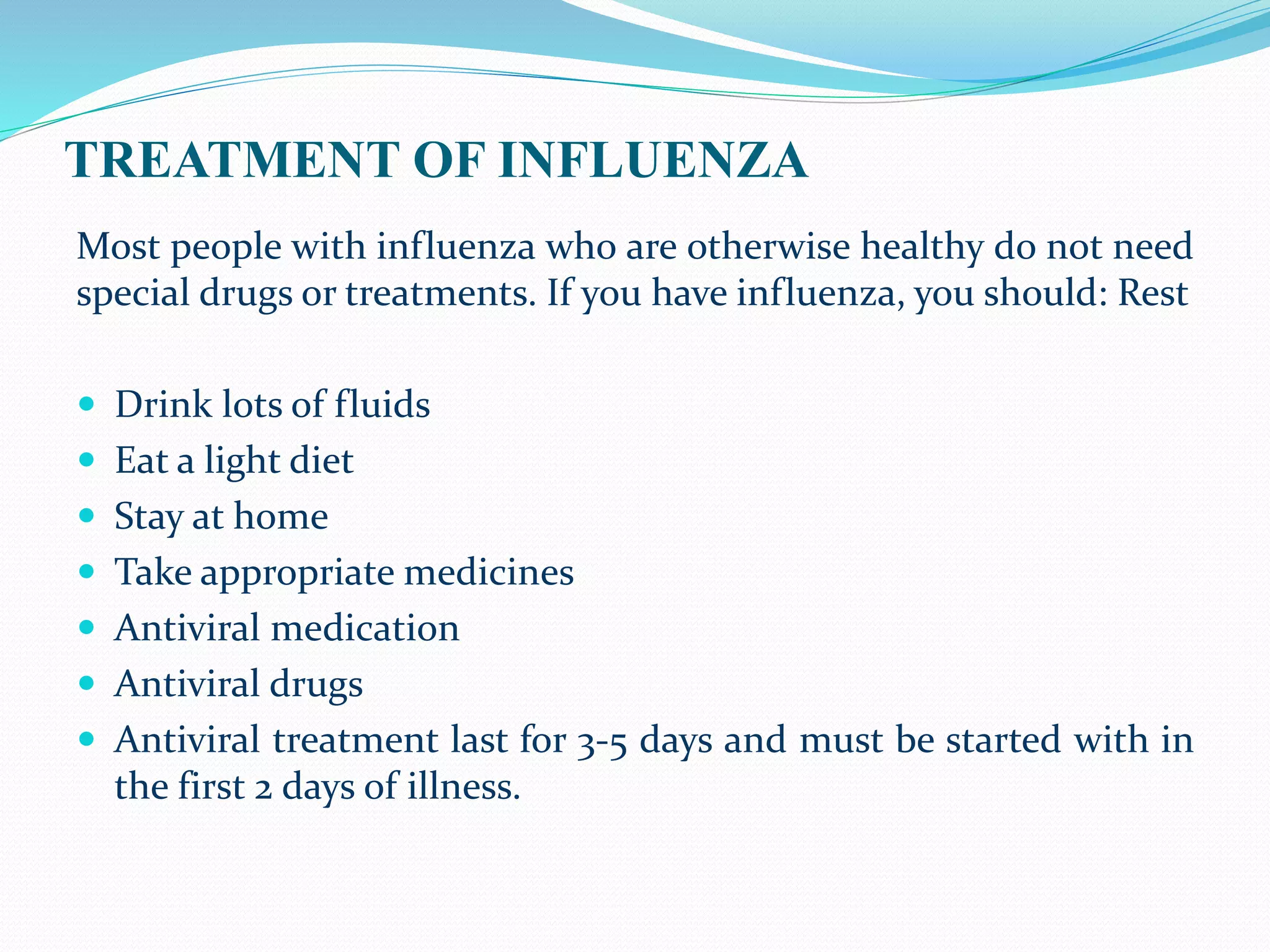 Influenza: Symptoms, causes, treatment and prevention | PPTX