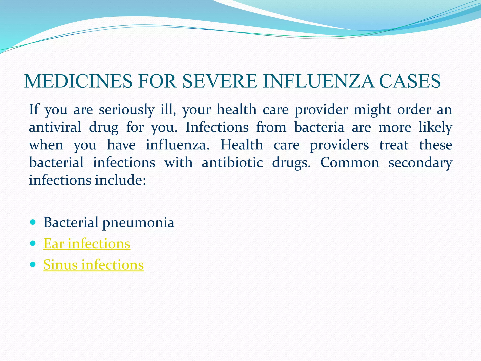 Influenza: Symptoms, causes, treatment and prevention | PPTX