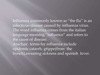 Influenza | PPTX